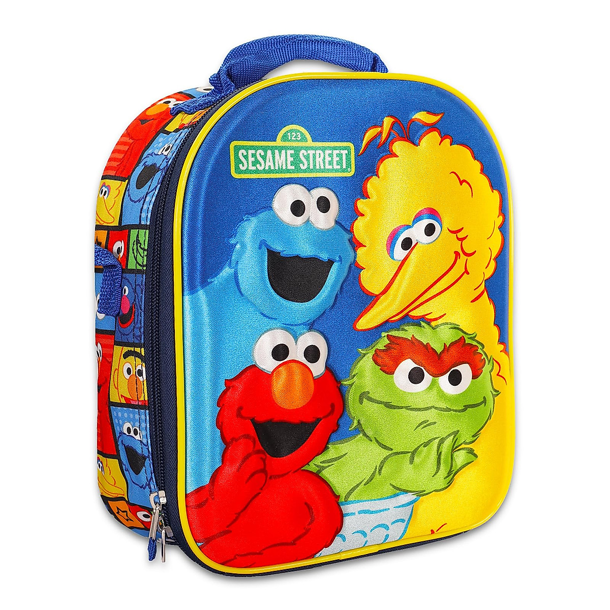 Sesame Street Backpack and Lunch Box Set - Elmo Backpack and Lunch Box Bundle with Lunch Box, Water Pouch Stickers, More | Sesame Street School Bag