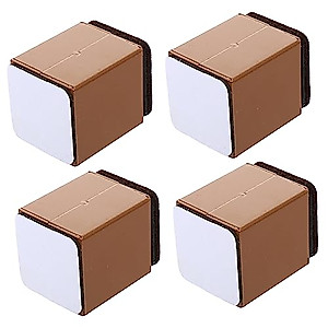 Holibanna 4pcs Furniture Heightening Pads Table Foot Riser Lift Furniture Risers Furniture Post Riser Floor Couch Desk Risers Table Feet Heighten Pad Furniture Heightening Mat Chair Feet Mat