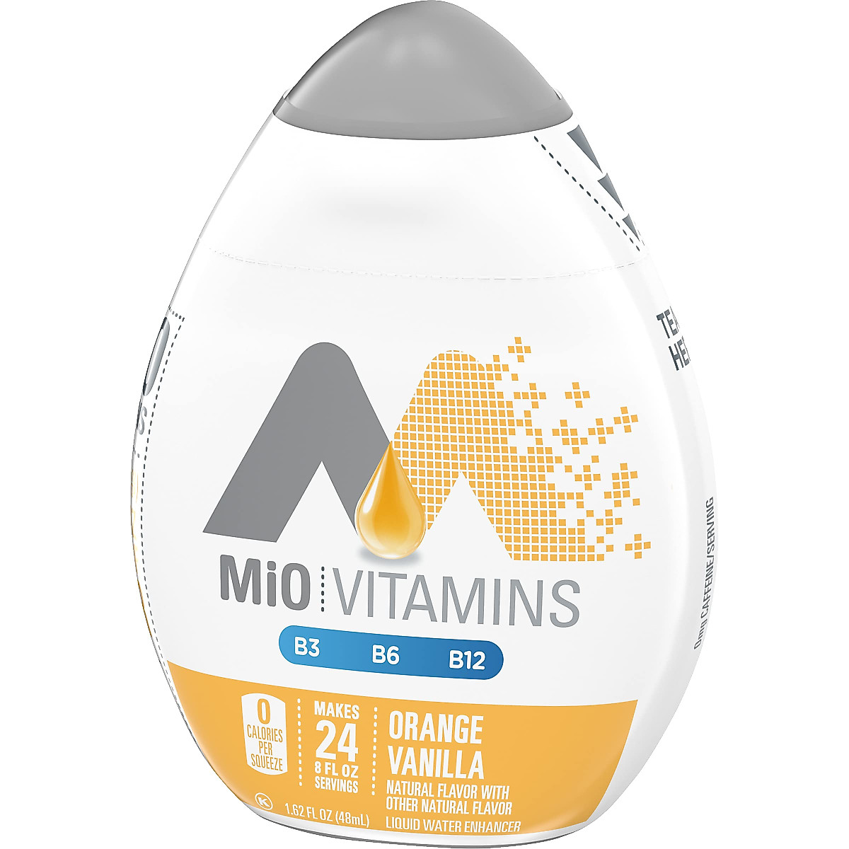 Mio Vitamins Liquid Water Enhancer, Orange Vanilla, 1.62 FL OZ. (Pack of 4)