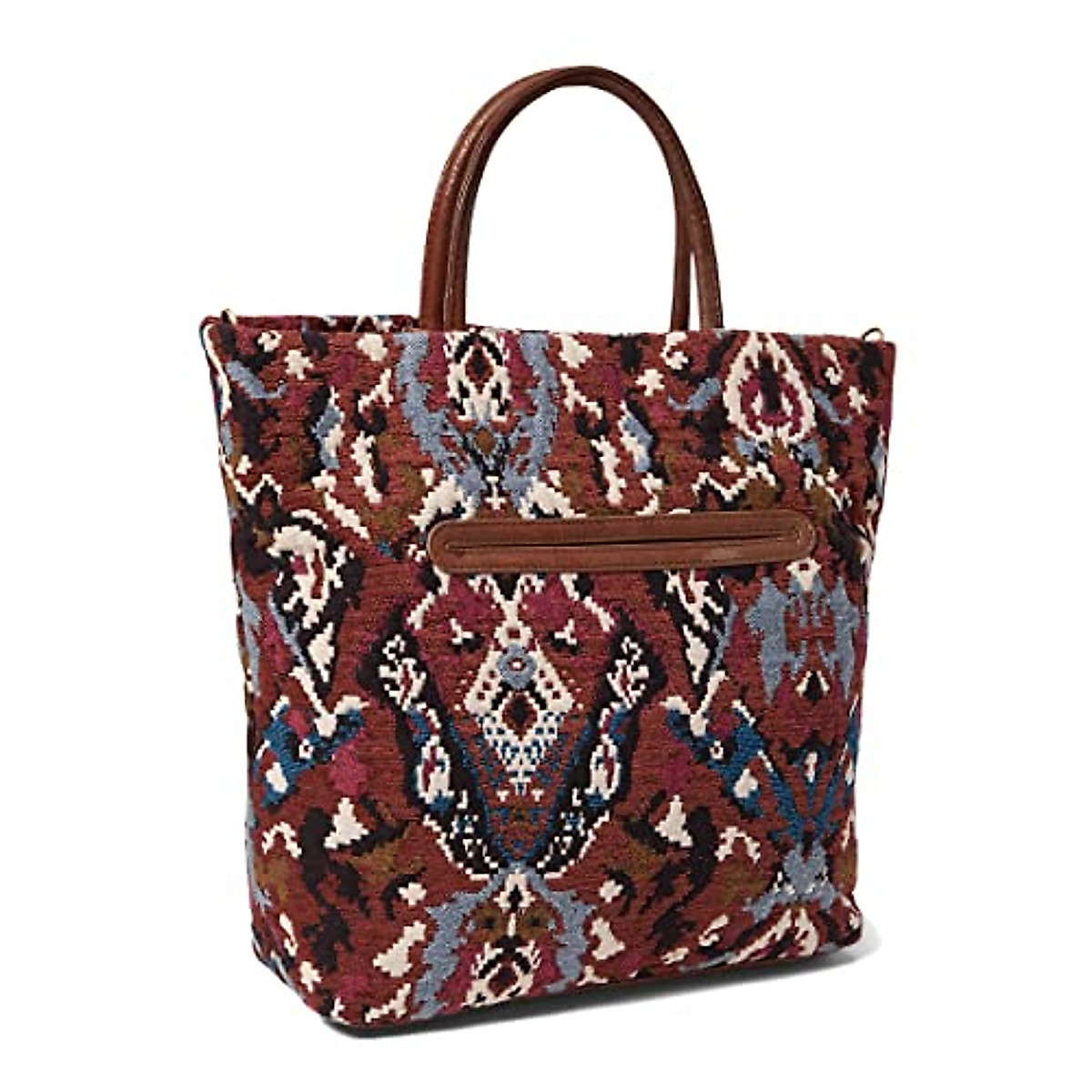 HOBO Tripp Crossbody Tote Bag for Women - Premium Leather Construction, Magnetic Closure, Spacious and Unique Tote Bag Damask One Size One Size