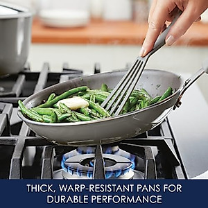 Rachael Ray Cook + Create Nonstick Frying Pan/Skillet, 10 Inch, Gray