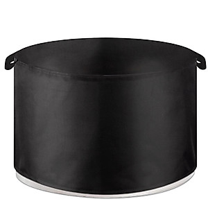 Fire Pit Cover For Solo Stove Cover Compatible with Yukon,Fire Pit Cover Round 27 Inch Outdoor Gas Fire Pit Cover Waterproof Patio Fire Bowl Cover with PVC Coating Compatible with Solo Stove