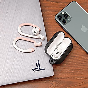 WC HookZ + WC TipZ - Over Ear Hooks and Memory Foam Tips Combo for Airpods Pro by Wicked Cushions | Pink