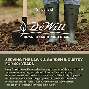 DeWitt SBLT4300 Sunbelt Ground Cover Weed Barrier, 4-Feet Width by 300-Feet Length