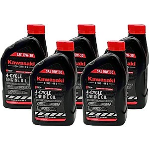 Pack of 5 Kawasaki 99969-6081 Genuine OEM K-Tech SAE 10W-30 4-Cycle Engine Oil