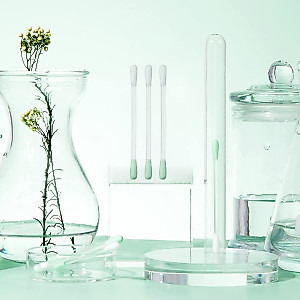 50 Pcs Cotton Makeup Remover Swabs - Disposable Vitamin E Liquid-Filled Cotton Swabs Sticks for Eye/Lip/Eyebrow/Eyelash Makeup Correctors Removing Swabs