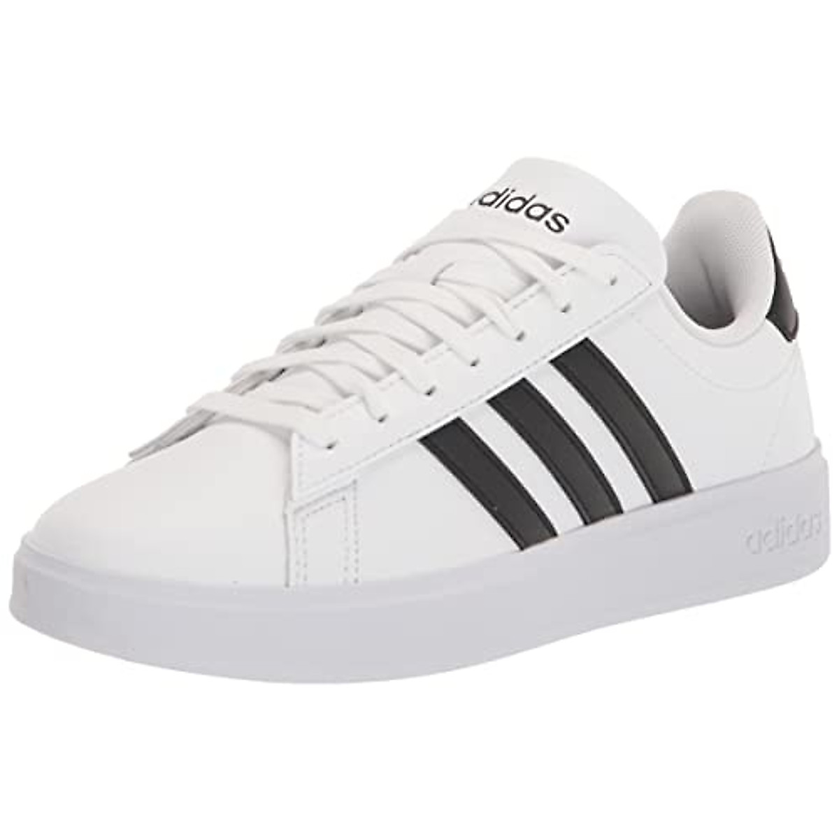 adidas Women's Grand Court 2.0 Tennis Shoe, FTWR White/Core Black/Core Black, 6.5