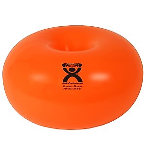CanDo Donut Exercise, Workout, Core Training, Swiss Stability Ball for Yoga, Pilates and Balance Training in Gym, Office or Classroom