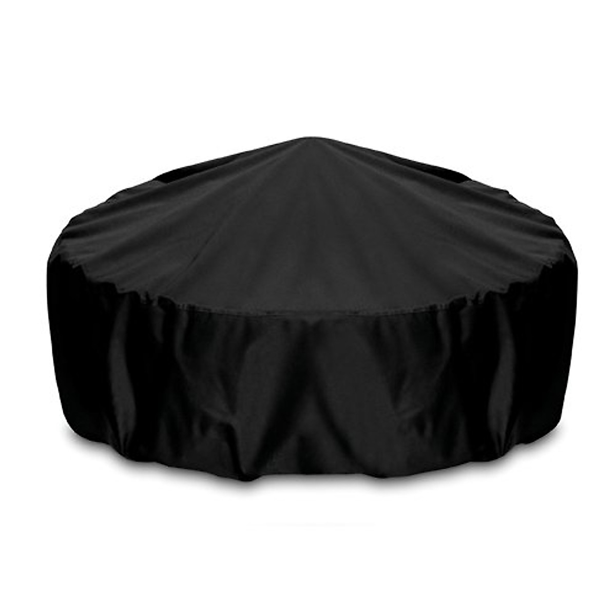 Two Dogs Designs Home and Garden 2D-FP48001 Fire Pit Cover With Level 4 UV Protection, 48-Inch, Black