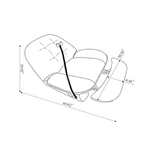 Power Glider Rocker Recline Chair, 360°Swivel Lift Electric Sofa with Cellphone Holder, Voice Wake-Up Function, USB Charger Port, Bluetooth Music Player Function Chair for Living Room (white)