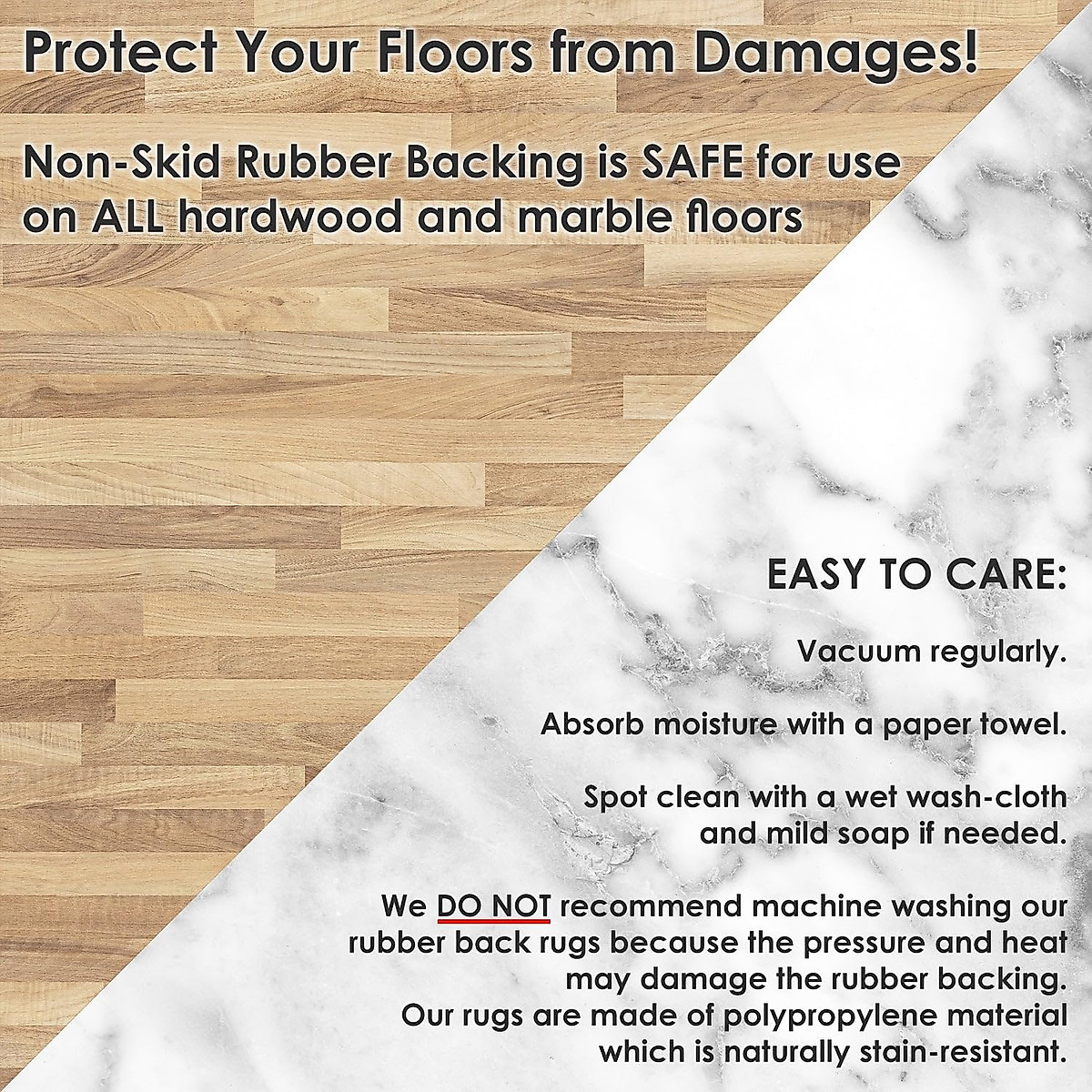 Kapaqua Grey Solid Colored Runner Rug Non Slip Rubber Backed Pet Friendly Kitchen Hallway 2x12