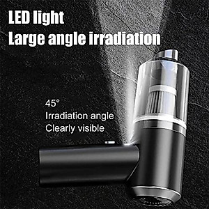 RGMNT Bee Flower Vacuum, Bee Flower Wireless Handheld Car Vacuum Cleaner, Bee Flower Portable Car Vacuum, 6000pa Powerful Suction Tiny Car Vacuum Cleaner for Car Home Office (Black)