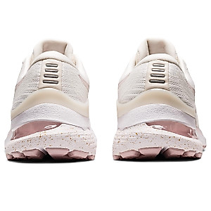 ASICS Women's Gel-Kayano 28 Running Shoes, 9.5, Cream/Watershed Rose