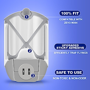 GEEANN 16 Pack Refill Cartridge Kit Compatible with ZEVO Plug-in Light M364 and Max, Replacement 100% Fit(16 Refill Cartridges)