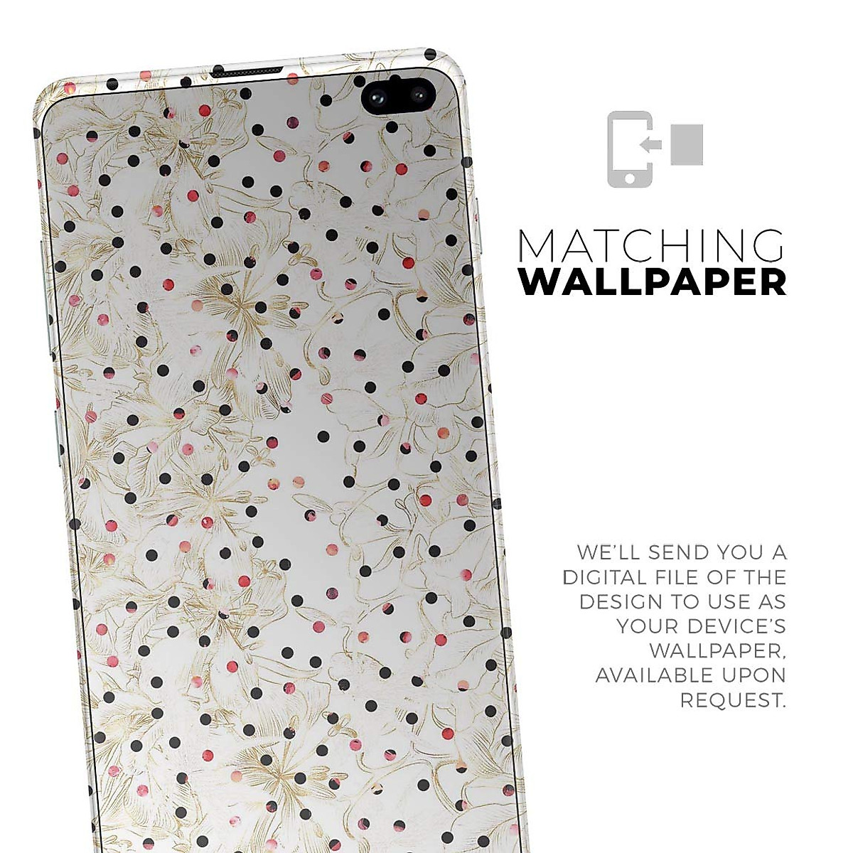 DesignSkinz Karamfila Watercolo Poppies V16 Protective Vinyl Decal Wrap Skin Cover Compatible with The Samsung Galaxy S20 (Screen Trim & Back Glass Skin)