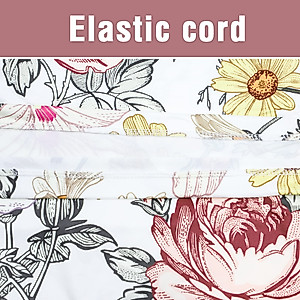 Newborn Lounger Cover for Boys Girls, Soft Snug Fitted Baby Lounger Slipcover, Removable Cover for Infant Lounger Pillow, Floral