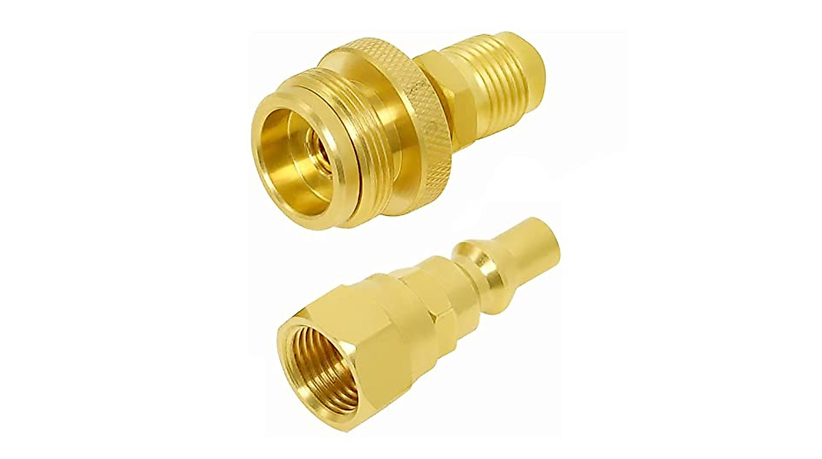 Joywayus 1LB Propane Adapter for Large Tanks | Outdoor Cooking & Camping