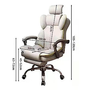 MARURY Soft Comfort Desk Chairs,Home Comfortable Sedentary Office Chair, Dormitory Computer Armchair, Modern Swivel Vanity Chair for Home Office Make Up