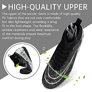 Soccer Cleats Mens Football Cleats for Big Boy Women Indoor Soccer Shoes Tacos de Futbol para Hombre Zapatos de Futbol para Hombre Football Shoes for Youth Futsal Shoes Sneakers Soccer Shoe TF