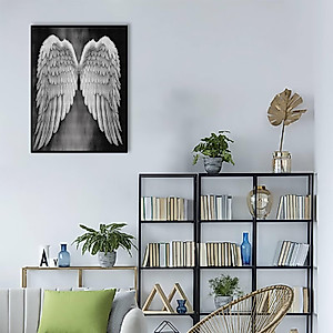 Treff Angel Wings 5D Beginner Diamond Art Set, DIY Painting Home Wall Decoration Jewel Art Gift, 12x16 inches