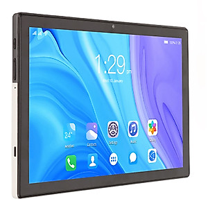 Zyyini 10 Inch Tablet, P70 Silver Grey for 11 Kids Adults Tablets,6GB RAM 128GB ROM,8800mAh,4G Calling Dual Standby Computer Tablets,for Gaming Video Tablet
