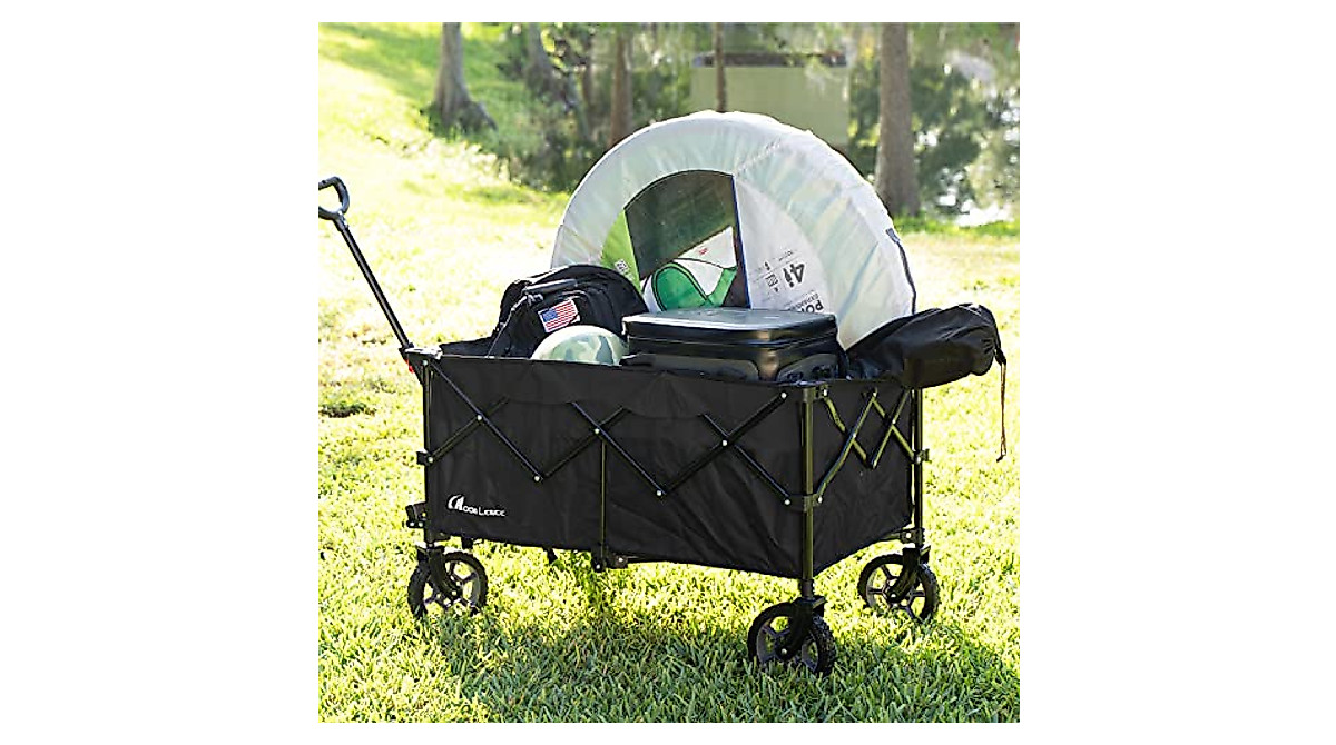 Heavy Duty Folding Cart – Moon Lence Collapsible Wagon