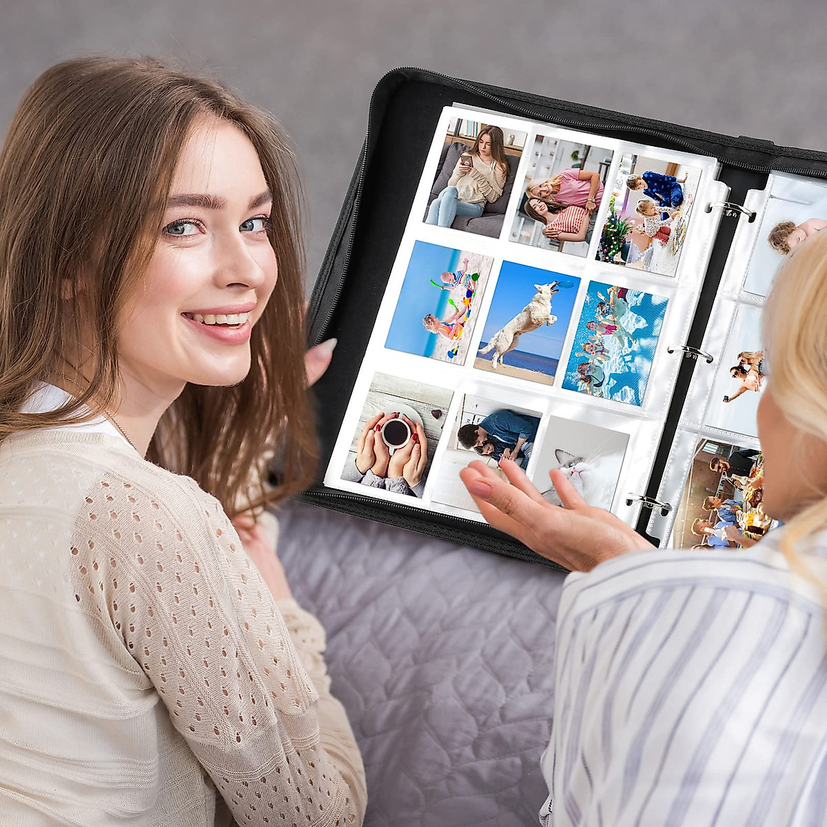 Sovinia Scrapbook Card Album, Scrapbook Card Holder Folder Cases Large Books Fits Yugioh Ninjago Card Display, Can Be 720 Cards