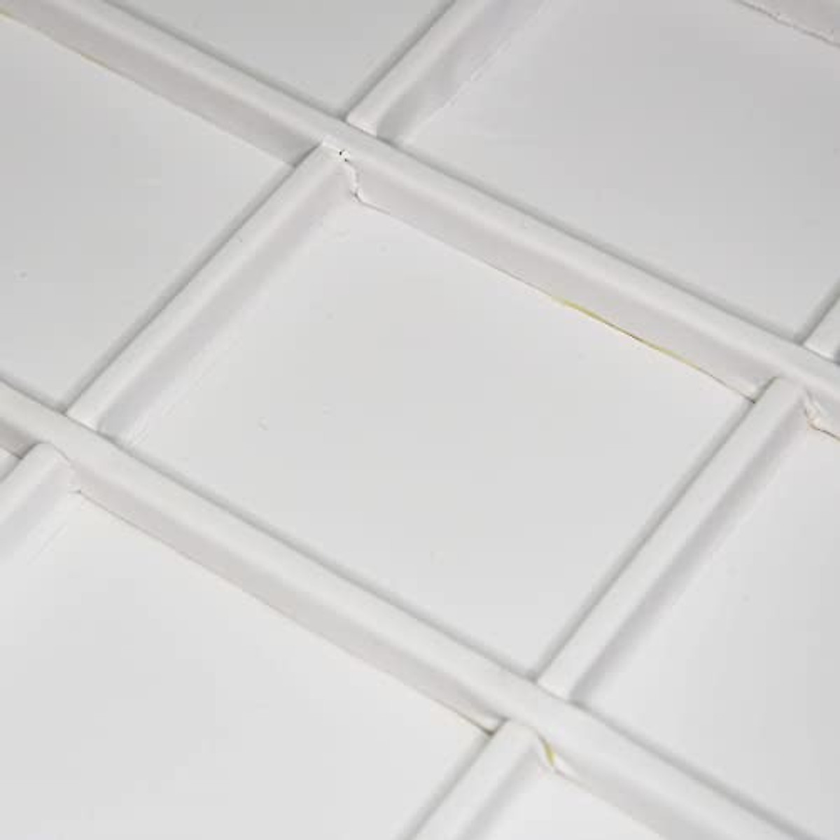 CuteBox Company Black Plastic Tray (14.75” x 8.25” x 1”) with 24 Compartments White Wooden Tray Insert for Jewelry Storage, Organization, Merchandise, Display