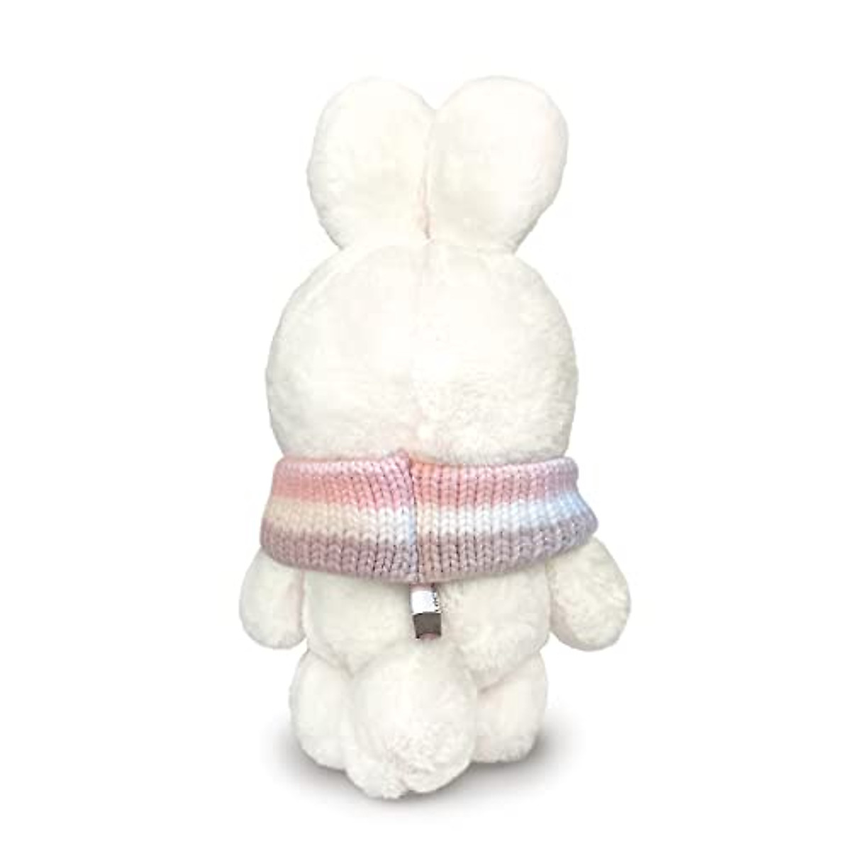 Booto Character Cute Shy Bunny Plush Stuffed Animal Toy Figure Doll, Medium, White