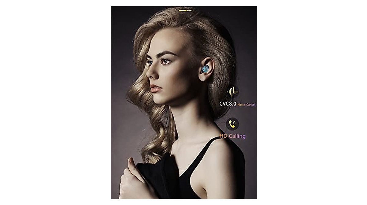 Fenpos Bluetooth 5.1 Wireless Earbuds - Hi-Fi Sound & Deep Bass