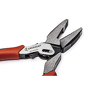 Crescent 9" Lineman's Compound Action Dual Material Pliers - CCA20509, Red