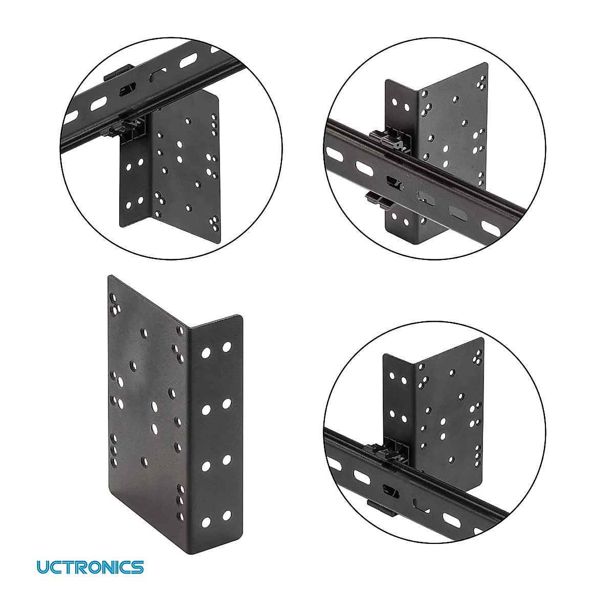 UCTRONICS for Raspberry Pi DIN Rail Mount, Compatible with Arduino, RPi 5/4B/3B+/3B/2B/B+, Pi Zero, Raspberry Pi Pico