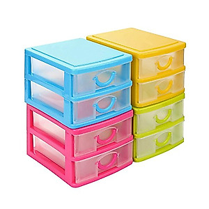 Durable Plastic Mini Desktop Tool Storage Organizer,Drawer Sundries Case Small Objects Storage Container Durable Plastic Mini Desktop Tool Storage Organizer,Drawer Sundries Case Small Objects Storage Container (Sky Blue-L4)