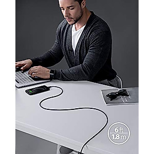 Anker USB-C to Lightning Cable, 641 Cable (Midnight Black, 6ft), MFi Certified, Powerline III Flow Silicone Fast Charging Cable for iPhone 13 13 Pro 12 11 X XS XR 8 Plus (Charger Not Included)