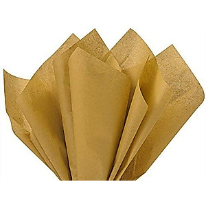 Premium Quality Gift Wrap Paper 100 Sheets Bulk Gift Wrap Tissue Paper, 15" X 20" Gold