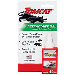 Tomcat Attractant Gel, Attracts Mice and Rats, Great Alternative to Cheese or Peanut Butter, 1 oz.