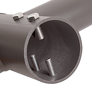 Suchace Double Bullhorn Light Bracket 180 Degree Mounting Bracket,Double L Bracket for 2 Pack Outdoor LED Shoebox Area Lights