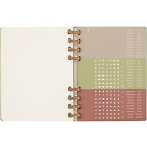 Moleskine 2024 Spiral Academic Planner, 12M, Extra Large, Crush Kiwi, Hard Cover (7.5 x 10)