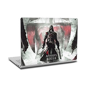 Head Case Designs Officially Licensed Assassin's Creed Game Cover Rogue Key Art Vinyl Sticker Skin Decal Cover Compatible with Microsoft Surface Book 2