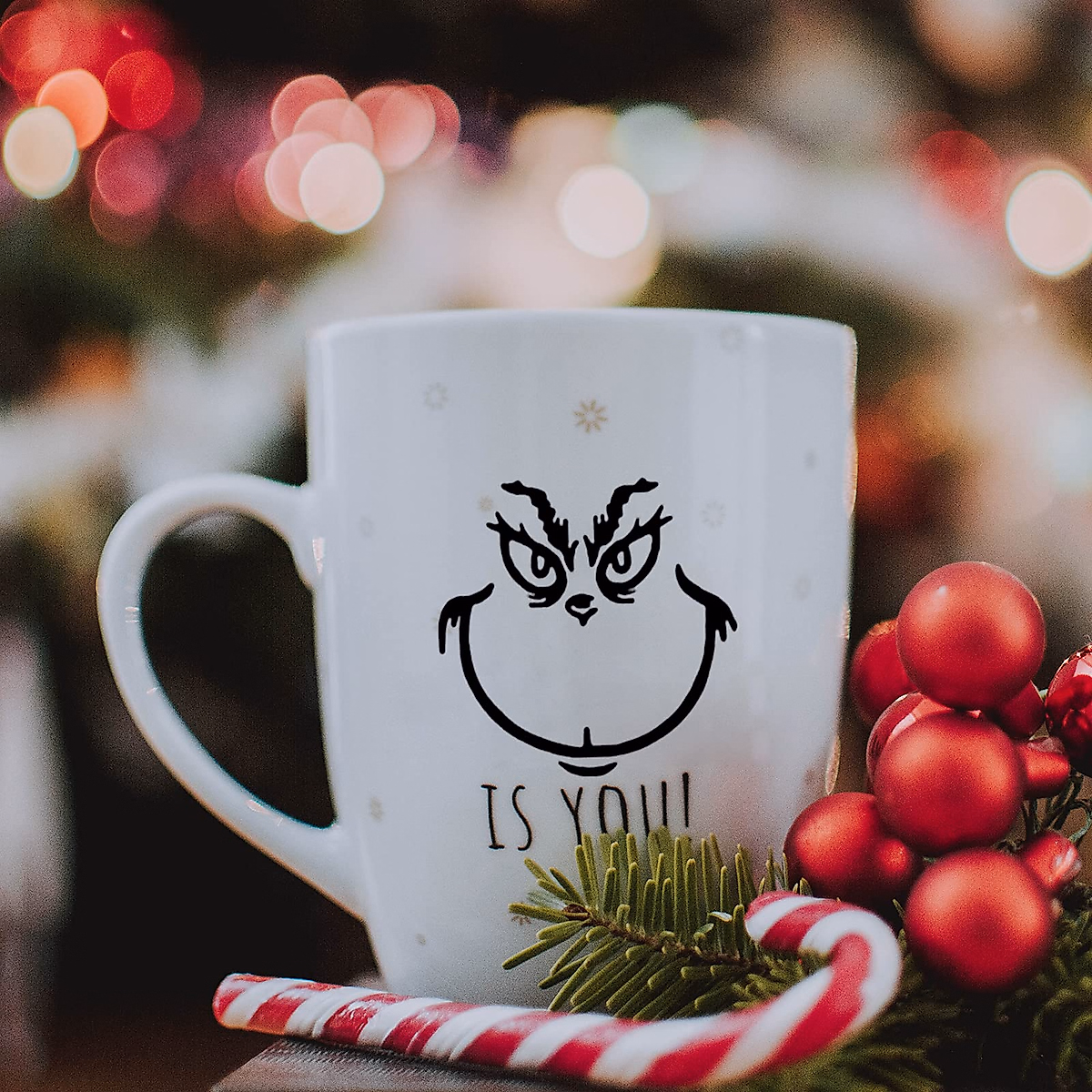 20Pcs Christmas Stickers,Christmas Decorations Face Decals Vinyl Sticker,Grinchmas DIY Ornaments,Stickers for Water Bottles,Party Decorations Supplies,15 Pcs of 3 inches and 5 Pcs of 2 inches