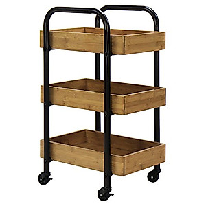 Oceanstar 3SC1675 Portable 3 Removable Trays Storage Cart
