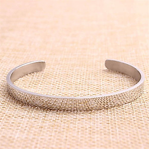 Jvvsci One Day Closer Cuff Bracelet, Long Distance Love for Army Wife, Military Girlfriend, Deployment Gift For Her Countdown LDR Love