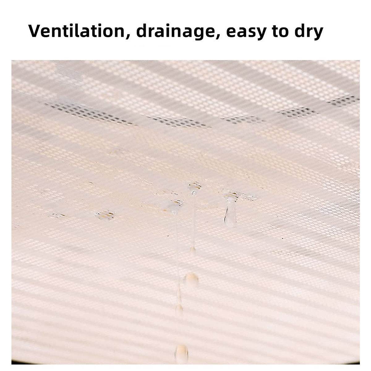 Primst Foldable Drying Fishing Net, Hanging Drying Net Rack Clothes Dry Basket with Zipper, Indoor and Outdoor Plants Dryer for Shrimp Fish Fruit Vegetables Herb (1 Layer)