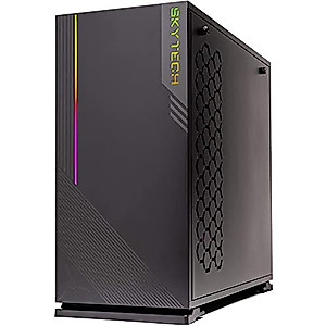 Skytech Azure Gaming PC Desktop - AMD Ryzen 5 5600X 3.8GHz, RTX 3070 8GB, 16GB 3200, 1TB NVME SSD, 650W Gold PSU, Windows 10 Home 64-bit, Black