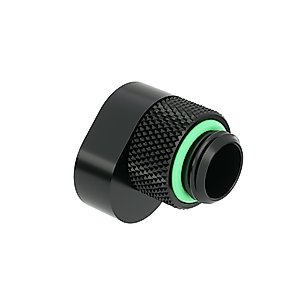 Barrow G1/4" 360 Degree Rotation Offset Adapter, Black