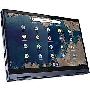 Lenovo Flex 5 13.3" FHD 2-in-1 Touchscreen Chromebook, AMD Ryzen 5 up to 3.7Ghz, 8GB RAM, 128GB SSD, WiFi, Bluetooth, Backlit Keyboard,Hugo Tech Mart Fingerprint Reader, Chrome OS (Renewed)