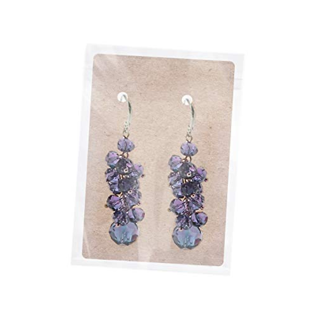 Purple Q Crafts Clear Self Sealing Cellophane Bags 3" x 5" 100 Pack Cookie Bags For Packaging Gifts, Favors, Cookies and Products (3"x5")