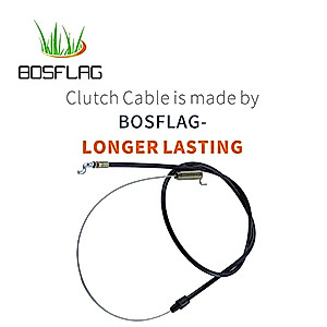 BOSFLAG 2 Pack 746-04256 Drive Cable Replacs MTD 746-04256 Drive Cable, 746 04256, 74604256, MTD 946-04256 Drive Cable, Craftsman 946-04256, MTD 946 04256 for Troy Bilt Storm CS 5.5HP 24" Snowblowers