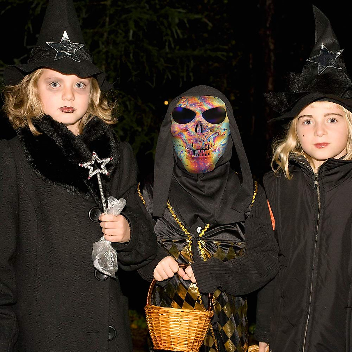 Flantor Motorcycle Goggle Skull Face Mask for Airsoft Paintball Motor Racing Polarized Lens