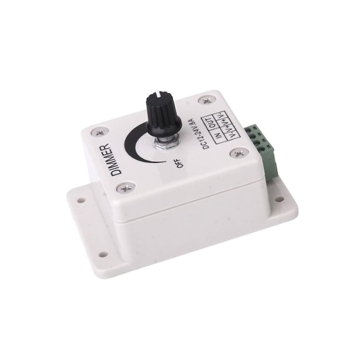 OSALADI Tape Light Dimmer Table Lamp Dimmer Dimming Controller Led Bulb Dimmer Controller Adjuster Knob Control Lighting Led Led Lightbulbulbs White Dc 8a Plate